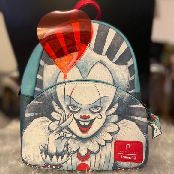 Loungefly | Bags | Pennywise Mini Backpack With Balloon From It Chapter ...